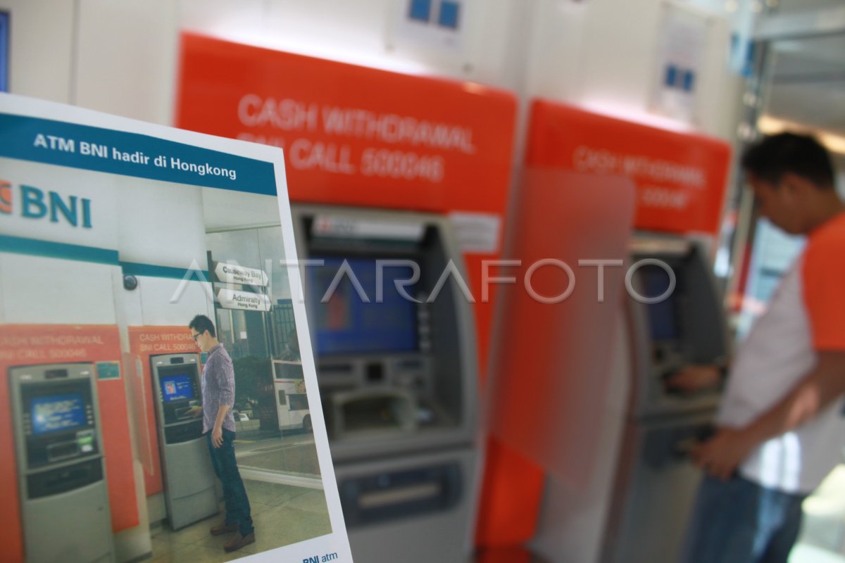 ATM BNI DI HONG KONG | ANTARA Foto