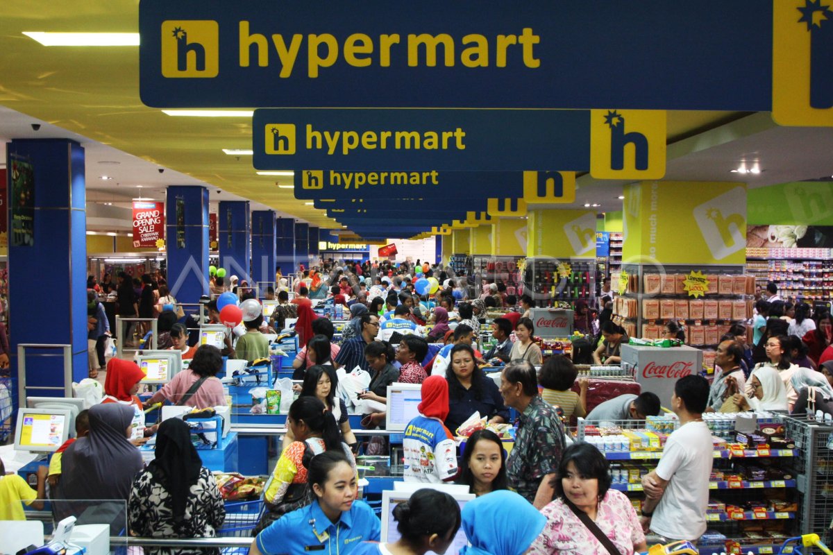 KONSEP BARU HYPERMART G7 | ANTARA Foto