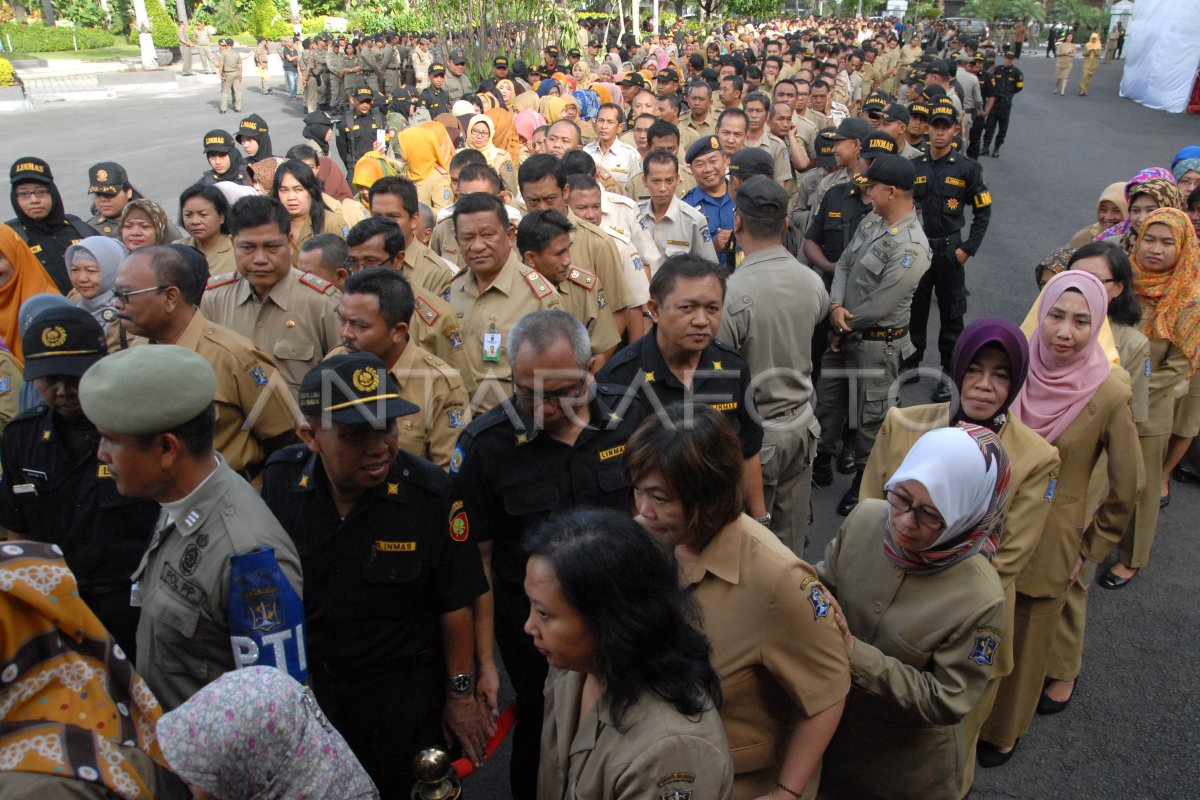 Halal Bihalal Pemerintah Kota Surabaya Antara Foto