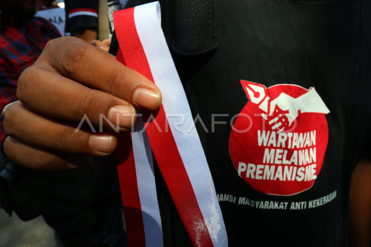 KECAM KEKERASAN TERHADAP JURNALIS | ANTARA Foto KECAM KEKERASAN TERHADAP JURNALIS | ANTARA Foto