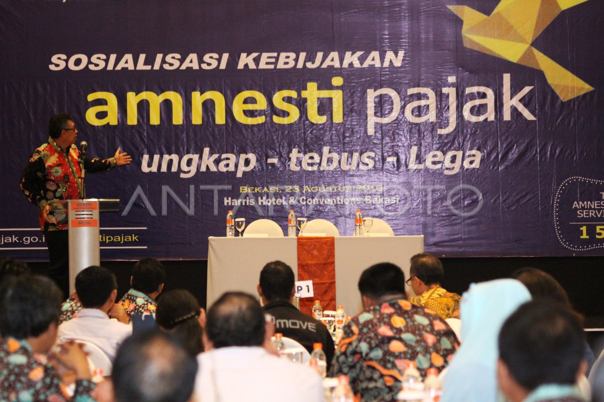 SOSIALISASI AMNESTI PAJAK | ANTARA Foto