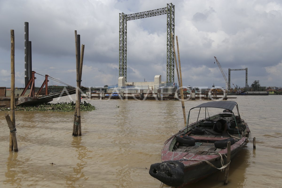 PEMBANGUNAN JEMBATAN MUSI VI | ANTARA Foto