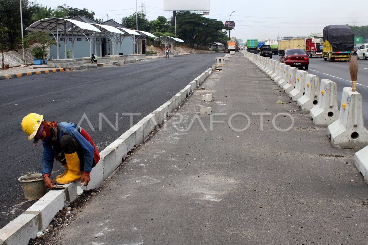 FASILITAS PENUNJANG JALUR MUDIK | ANTARA Foto
