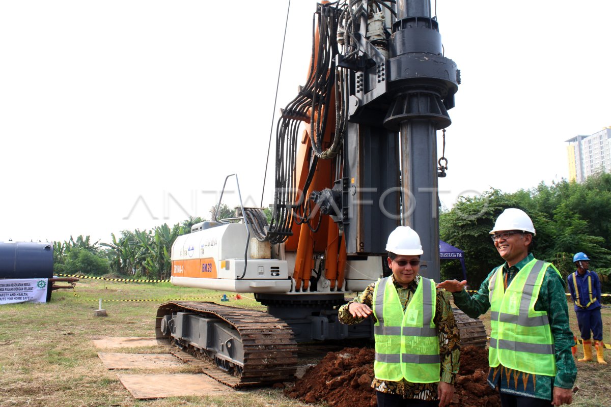 GROUNDBREAKING PEMBANGUNAN MENARA BANK MANDIRI | ANTARA Foto