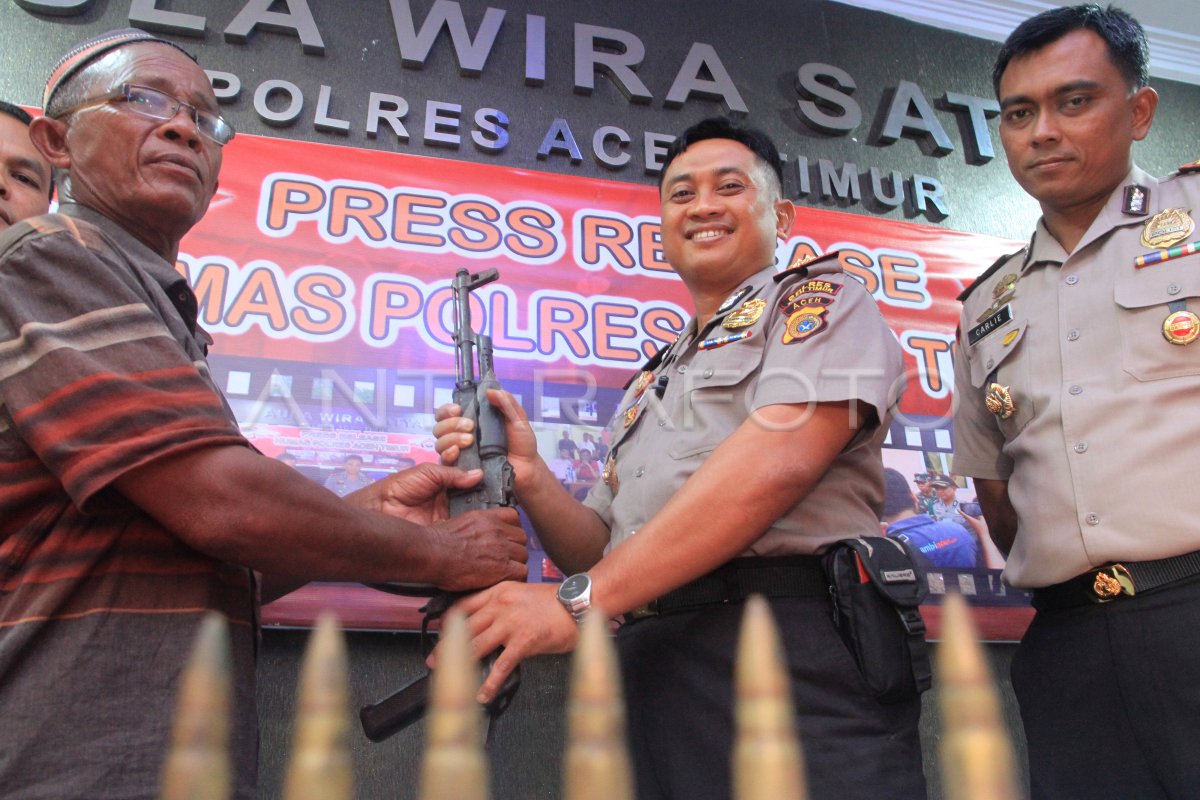 SENJATA API SISA KONFLIK ACEH | ANTARA Foto