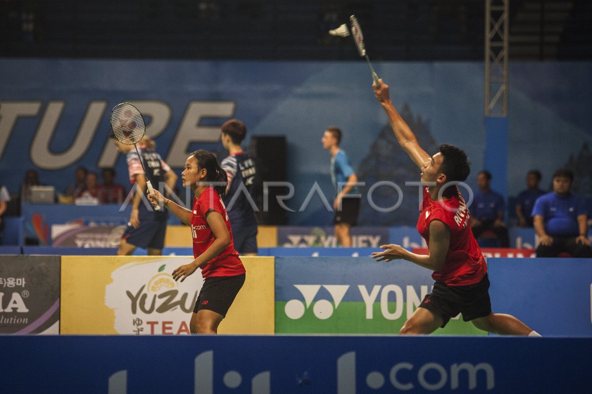 RINOV DAN PITHA MAJU KE SEMIFINAL | ANTARA Foto RINOV DAN PITHA MAJU KE SEMIFINAL | ANTARA Foto