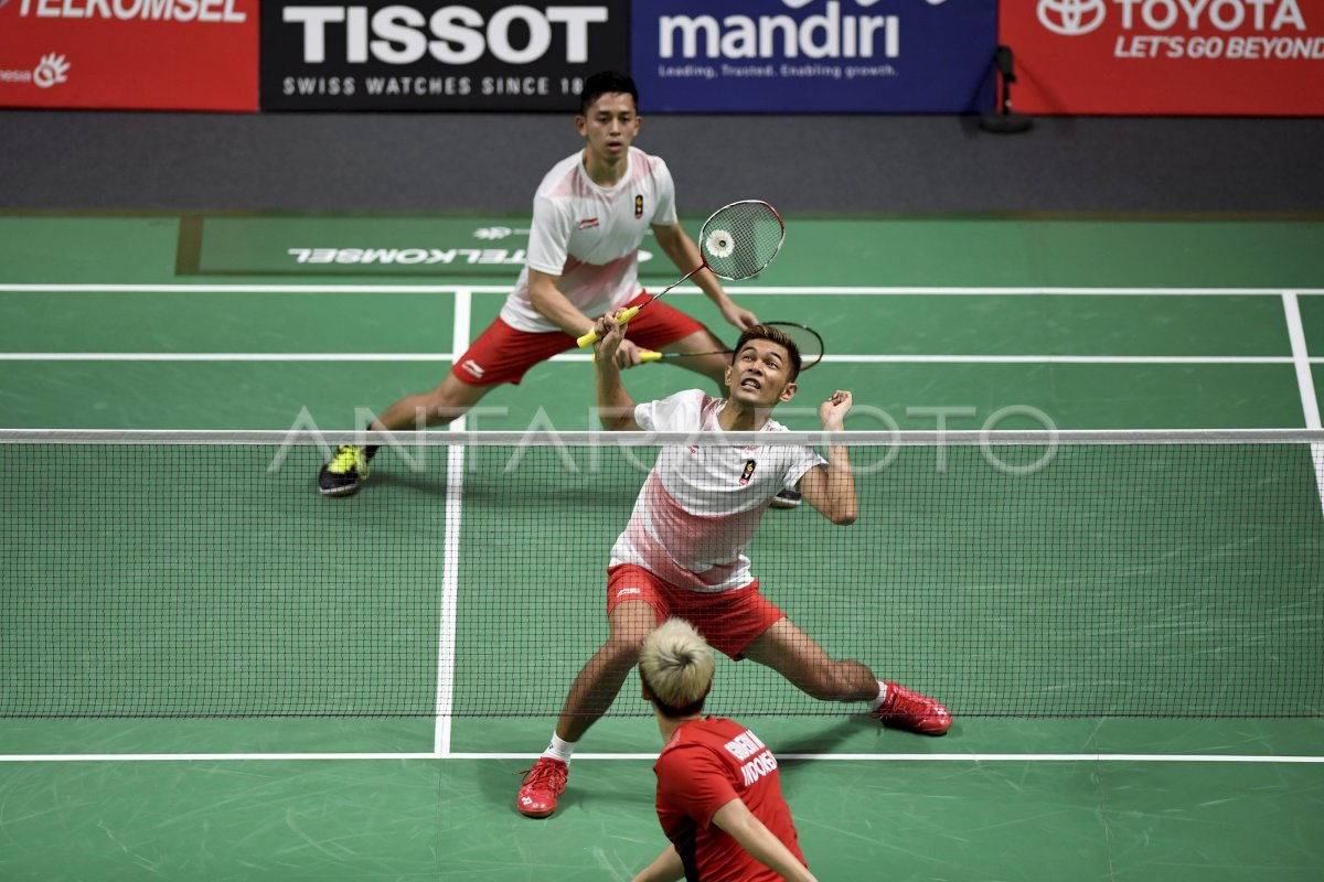 BULU TANGKIS FINAL GANDA PUTRA | ANTARA Foto