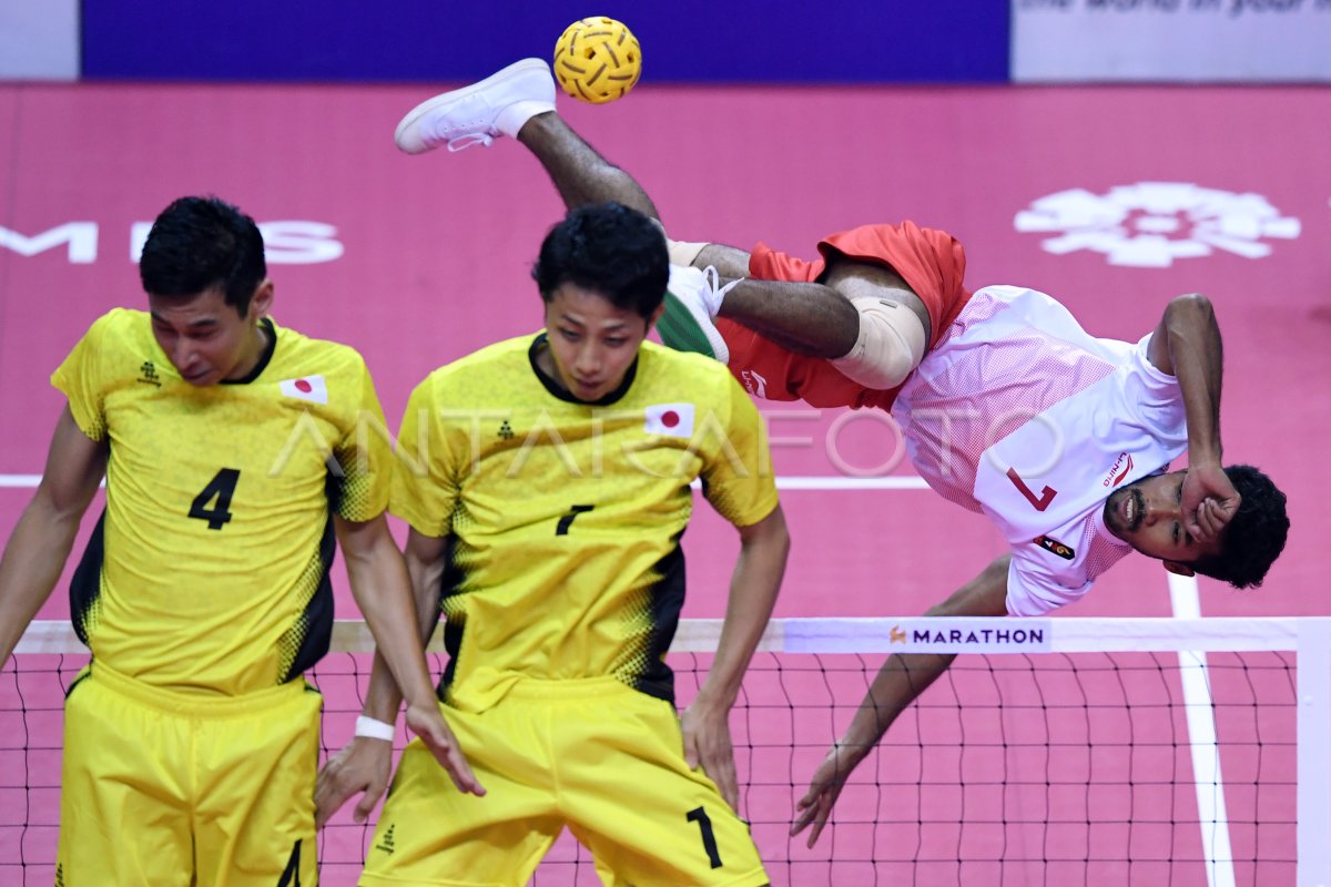 EMAS SEPAK TAKRAW QUADRANT PUTRA | ANTARA Foto