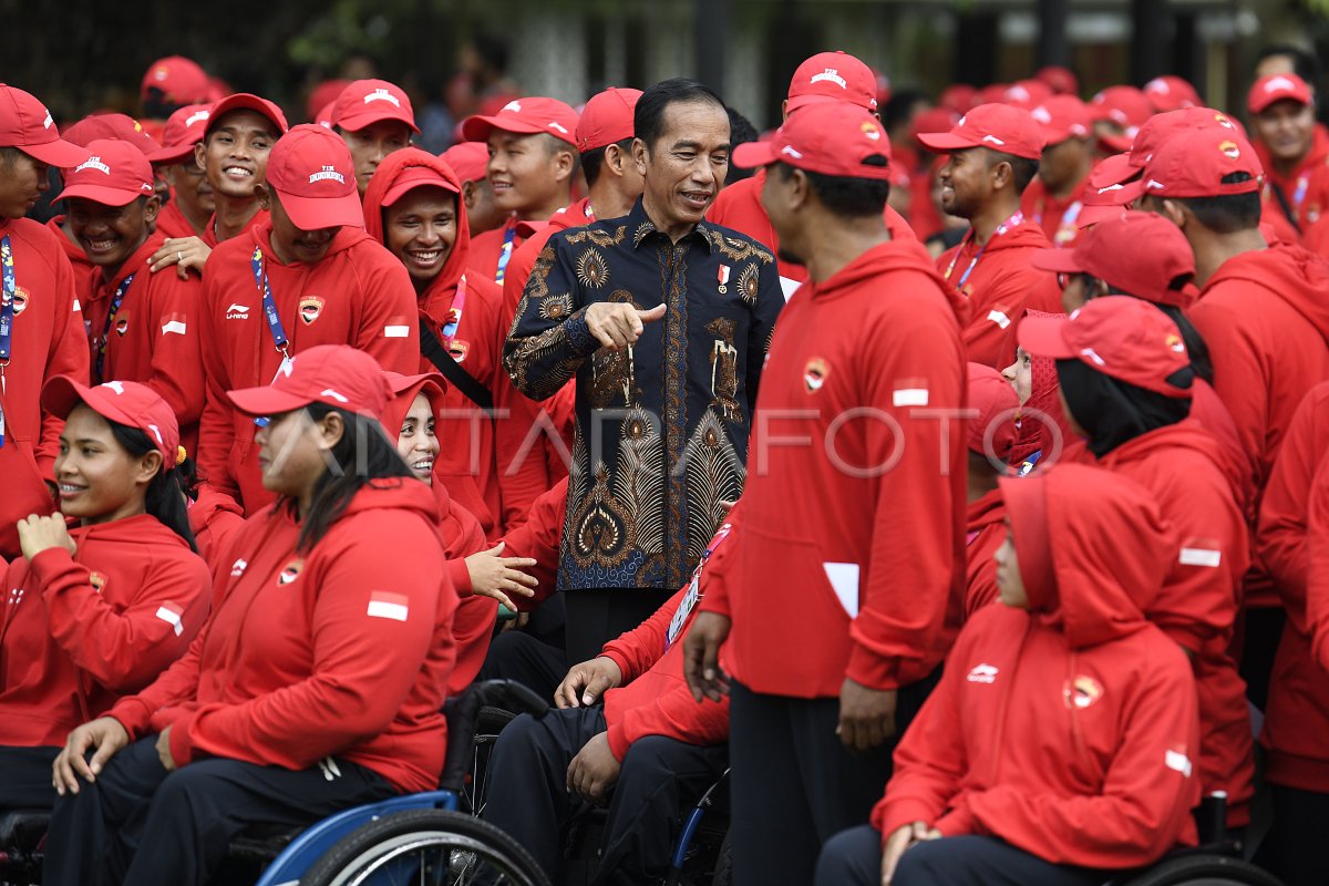 PELEPASAN KONTINGEN ASIAN PARA GAMES | ANTARA Foto