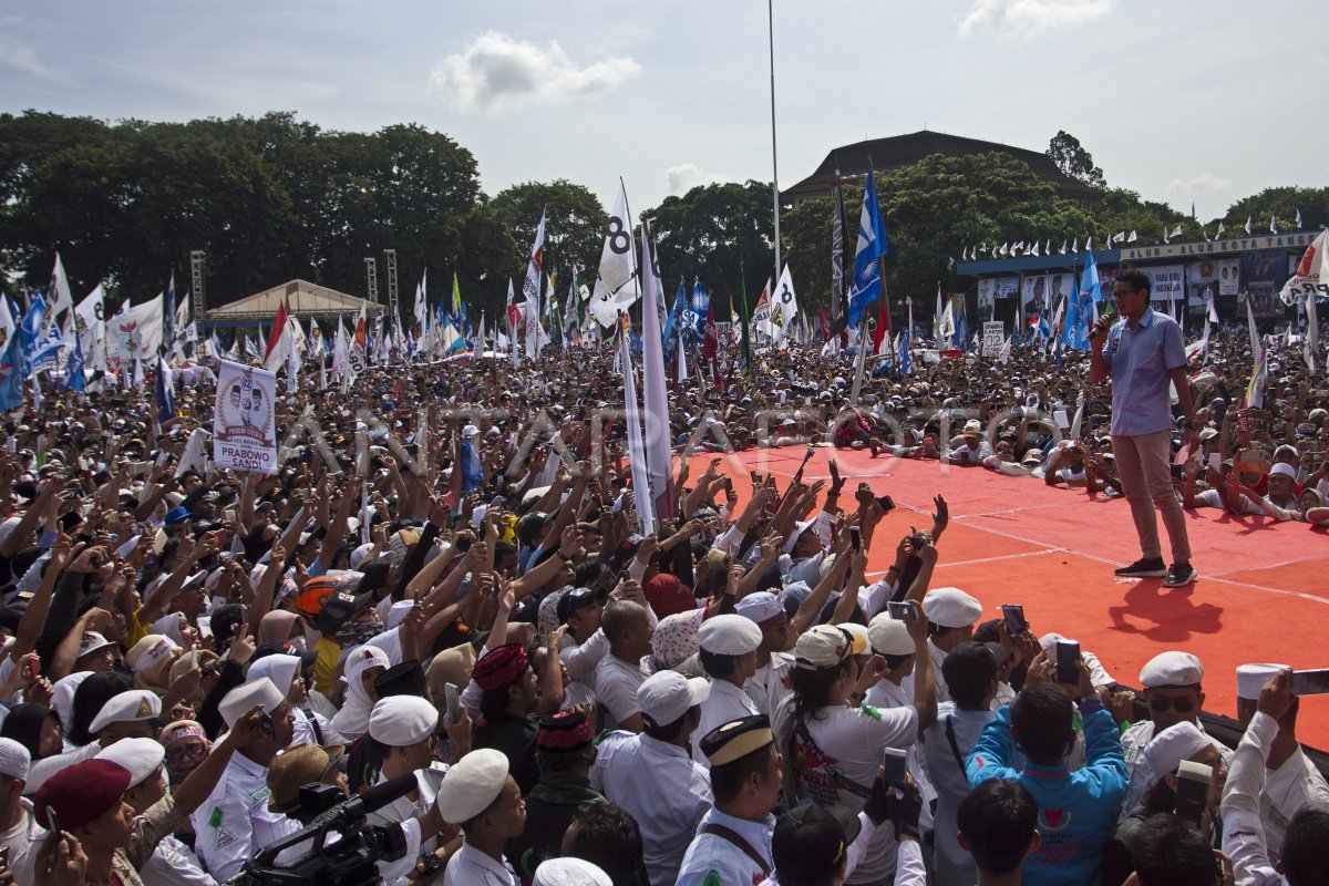 KAMPANYE AKBAR PRABOWO - SANDIAGA UNO | ANTARA Foto KAMPANYE AKBAR PRABOWO - SANDIAGA UNO | ANTARA Foto