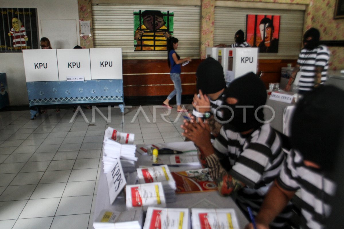 PELAKSANAAN PEMILU DI RUTAN MEDAENG | ANTARA Foto PELAKSANAAN PEMILU DI RUTAN MEDAENG | ANTARA Foto