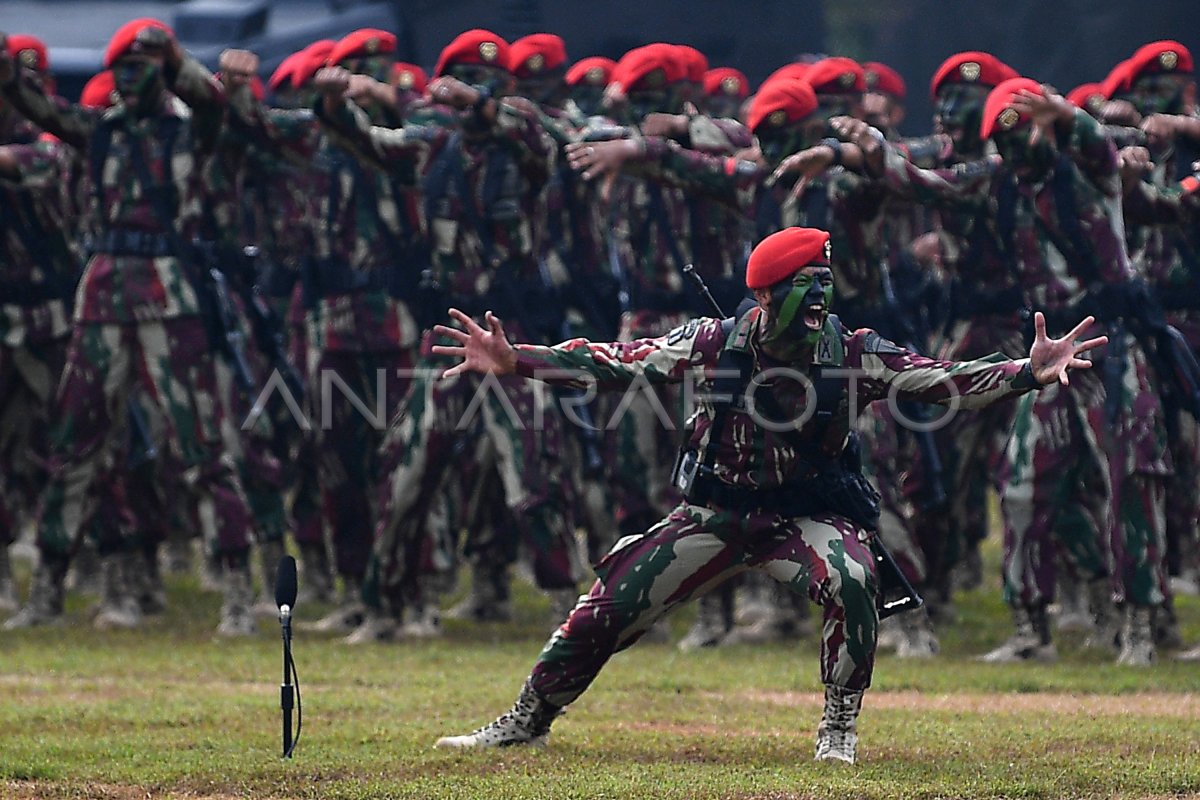 Perayaan Hut Ke 67 Kopassus Antara Foto