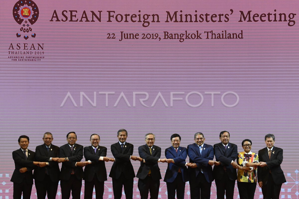 PERTEMUAN MENLU ASEAN DI BANGKOK | ANTARA Foto
