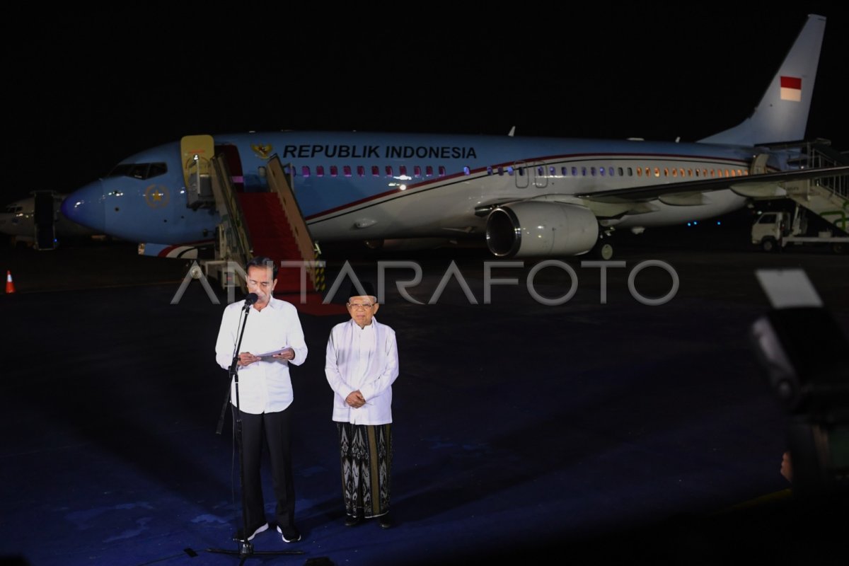 JOKOWI-AMIN TANGGAPI PUTUSAN SIDANG PHPU MK | ANTARA Foto JOKOWI-AMIN TANGGAPI PUTUSAN SIDANG PHPU MK | ANTARA Foto