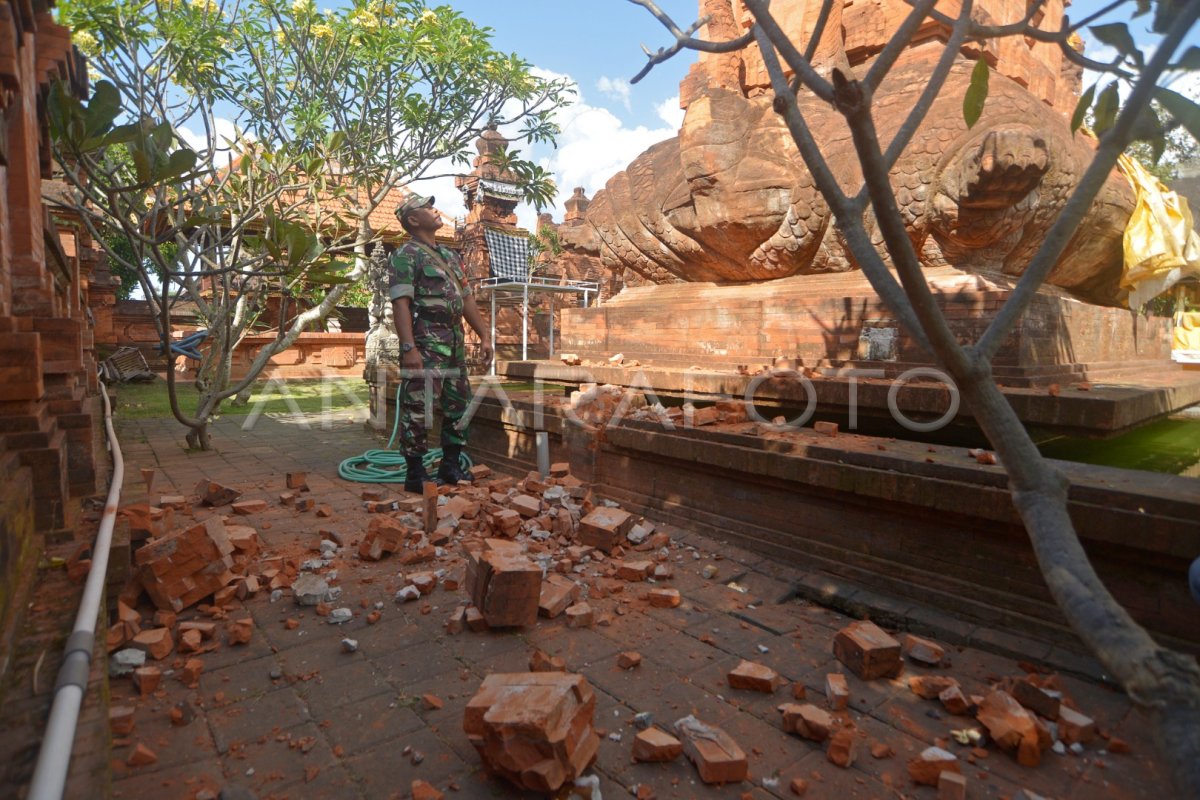 DAMPAK GEMPA BALI | ANTARA Foto