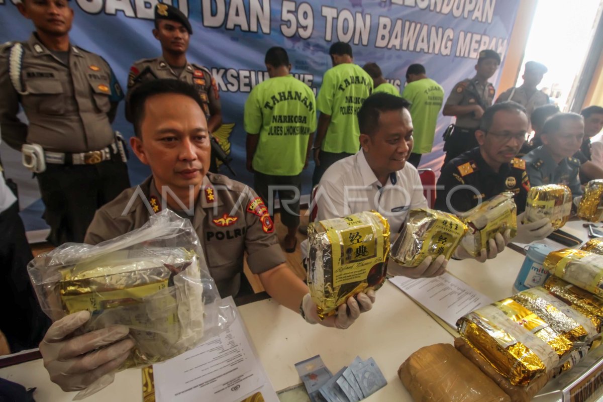 Penangkapan Sabu Selundupan Jaringan Internasional Antara Foto