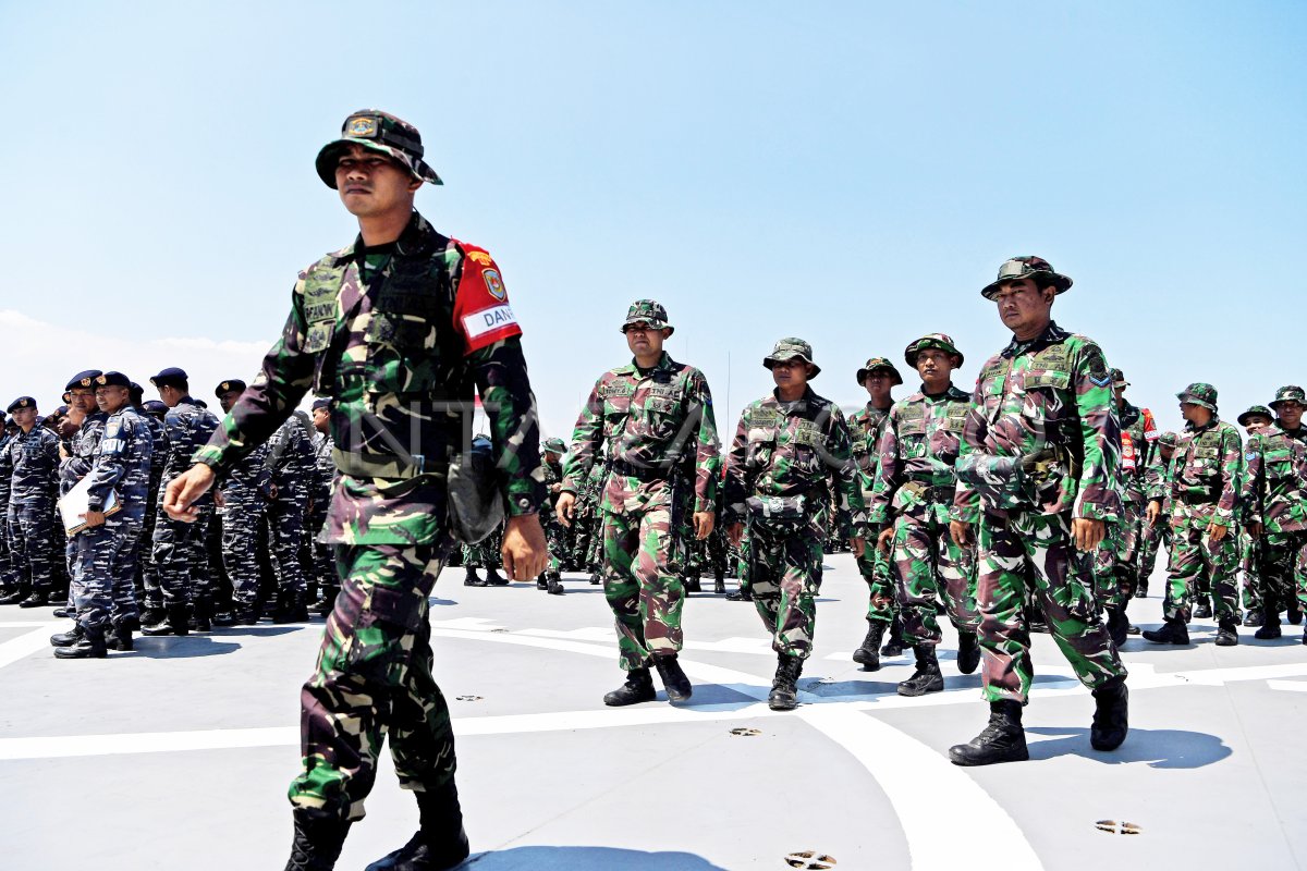 LATIHAN GABUNGAN TNI | ANTARA Foto