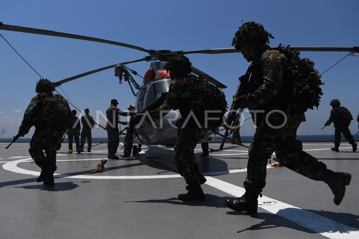 LATIHAN GABUNGAN TNI | ANTARA Foto