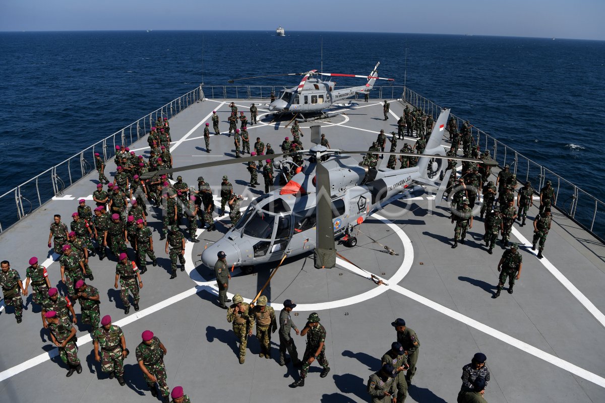 LATIHAN GABUNGAN TNI | ANTARA Foto