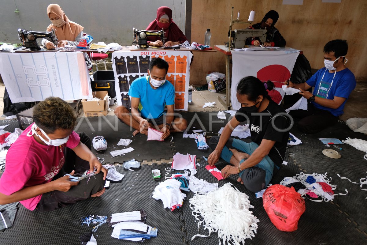 Gerakan 35 Juta Masker Jawa Tengah Antara Foto