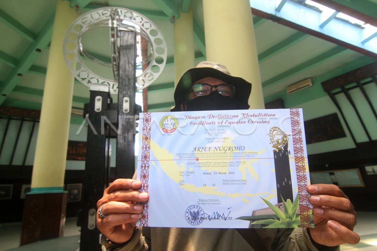 WISATA TUGU KHATULISTIWA PONTIANAK | ANTARA Foto WISATA TUGU KHATULISTIWA PONTIANAK | ANTARA Foto