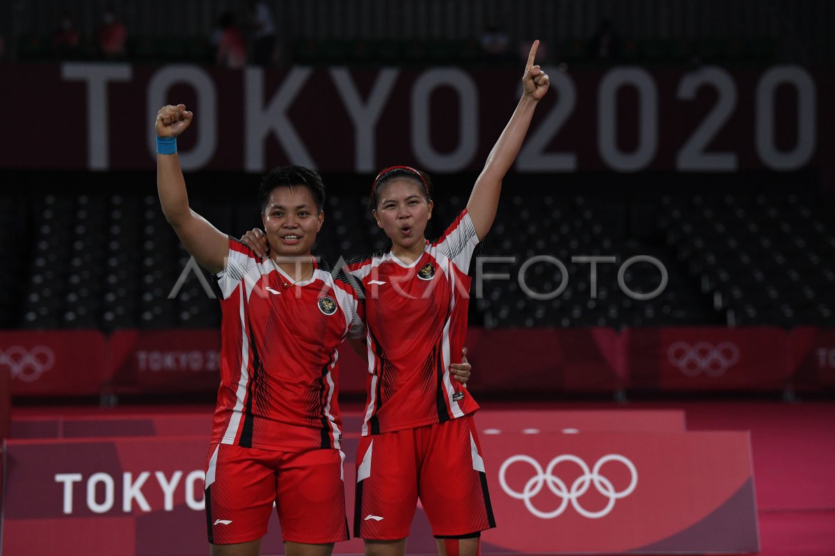 GREYSIA/APRIYANI MELANGKAH KE FINAL | ANTARA Foto