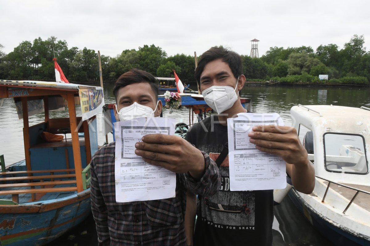 SERBUAN VAKSIN MARITIM TNI AL DI TARUMAJAYA | ANTARA Foto SERBUAN VAKSIN MARITIM TNI AL DI TARUMAJAYA | ANTARA Foto