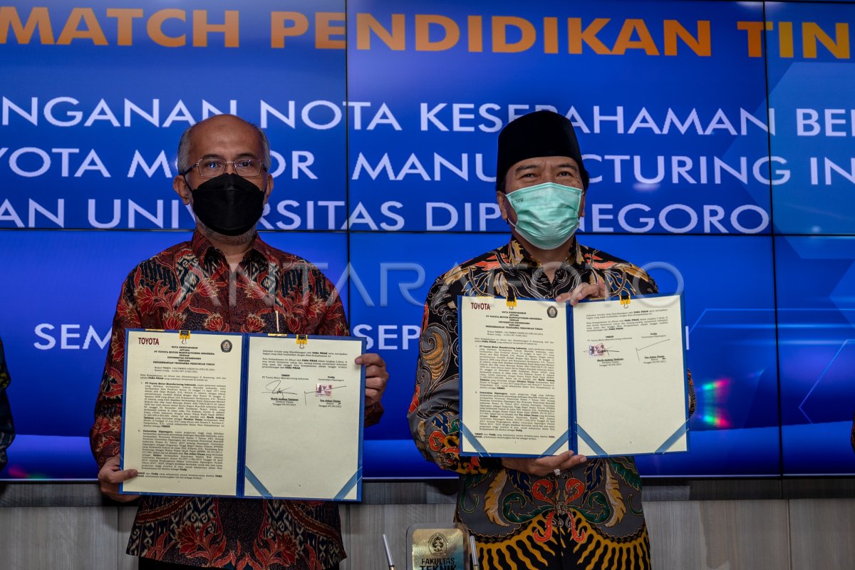 KERJA SAMA TMMIN DAN UNDIP | ANTARA Foto