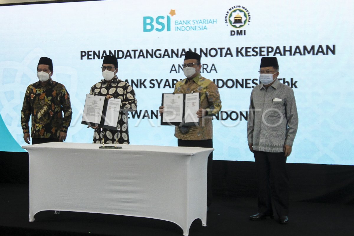 Kerjasama Bank Syariah Indonesia Dengan Dmi Antara Foto