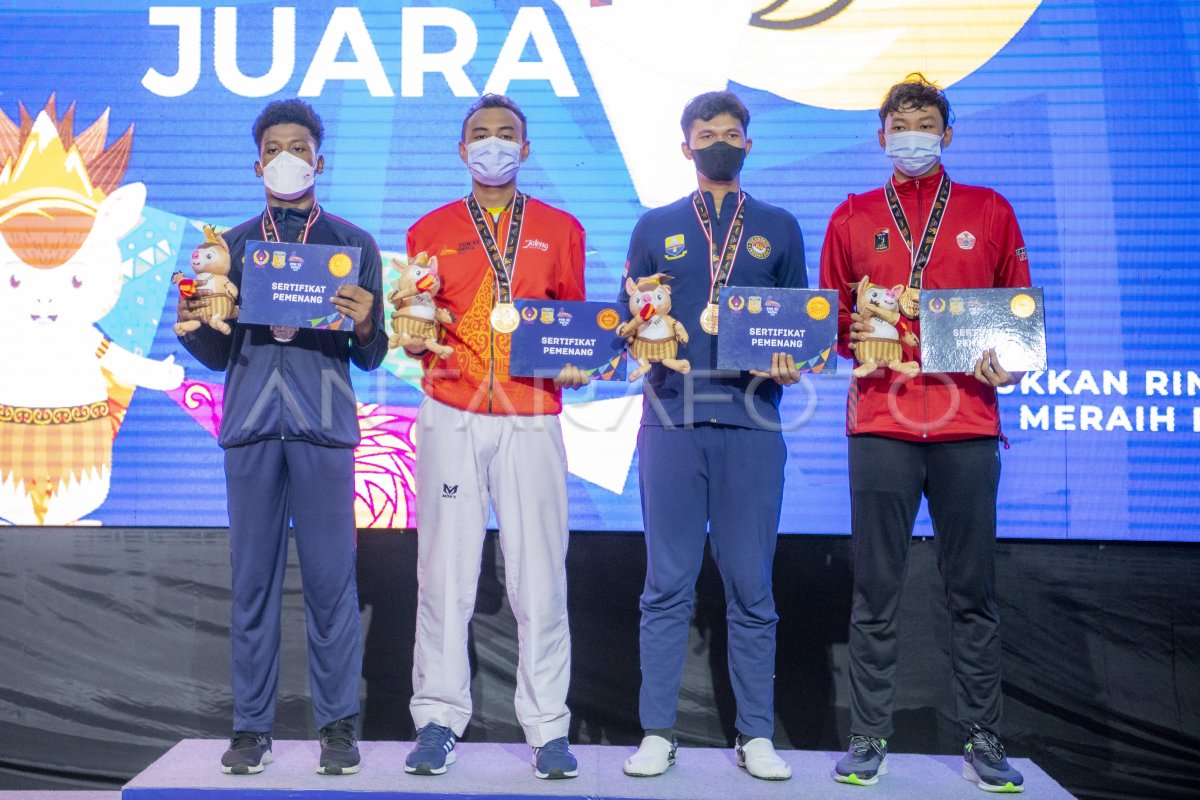 ATLET JATENG RAIH EMAS TAEKWONDO PUTRA SENIOR 73 KG | ANTARA Foto