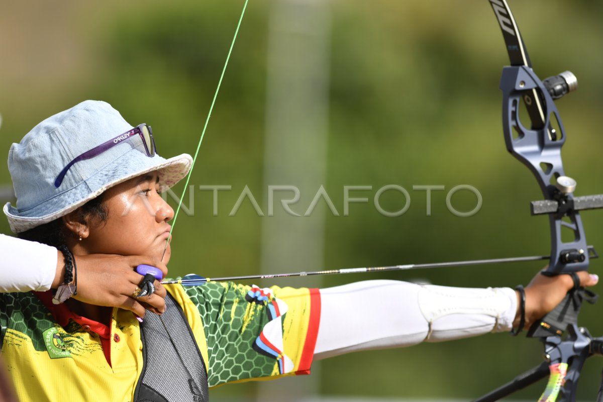 SEMIFINAL PANAHAN RECURVE MIXED TEAM | ANTARA Foto