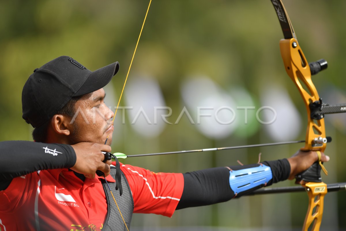 SEMIFINAL PANAHAN RECURVE MIXED TEAM | ANTARA Foto