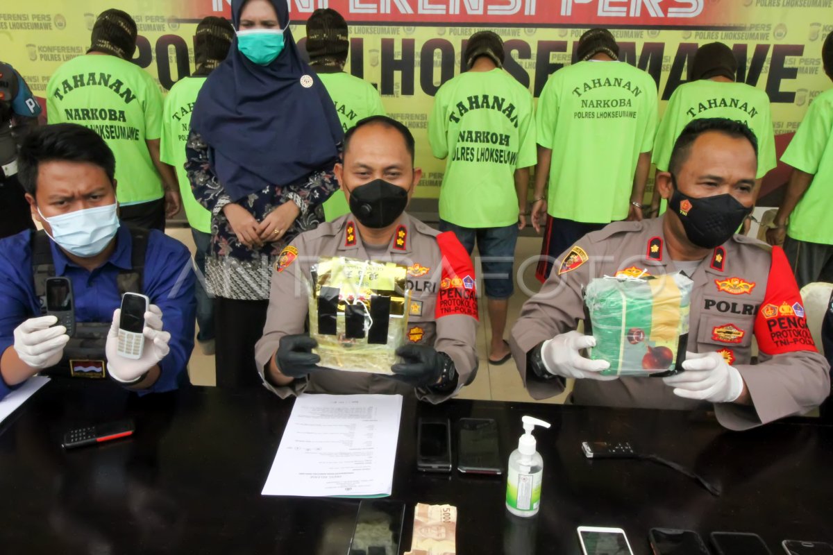 Penangkapan Pengedar Narkotika Jaringan Internasional Antara Foto