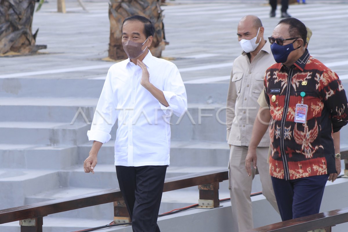 PRESIDEN RESMIKAN TAMAN WISATA DAN KULINER KOTA KUPANG | ANTARA Foto PRESIDEN RESMIKAN TAMAN WISATA DAN KULINER KOTA KUPANG | ANTARA Foto
