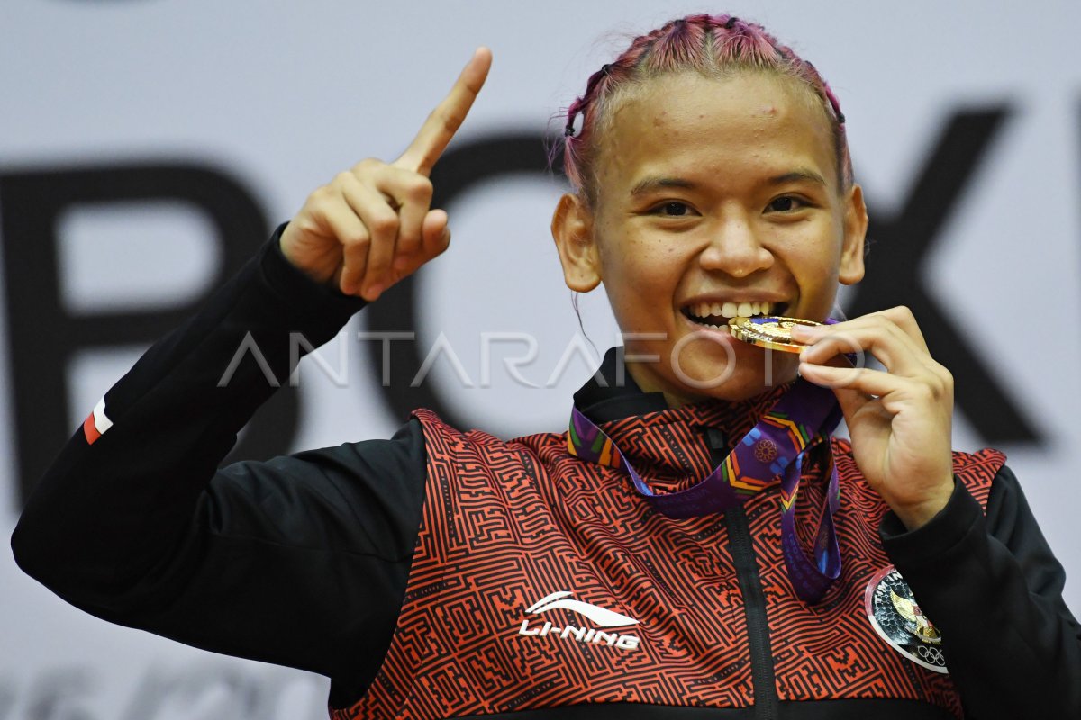 SEA GAMES 2021 : AMANDA RAIH MEDALI EMAS KICKBOXING | ANTARA Foto SEA GAMES 2021 : AMANDA RAIH MEDALI EMAS KICKBOXING | ANTARA Foto