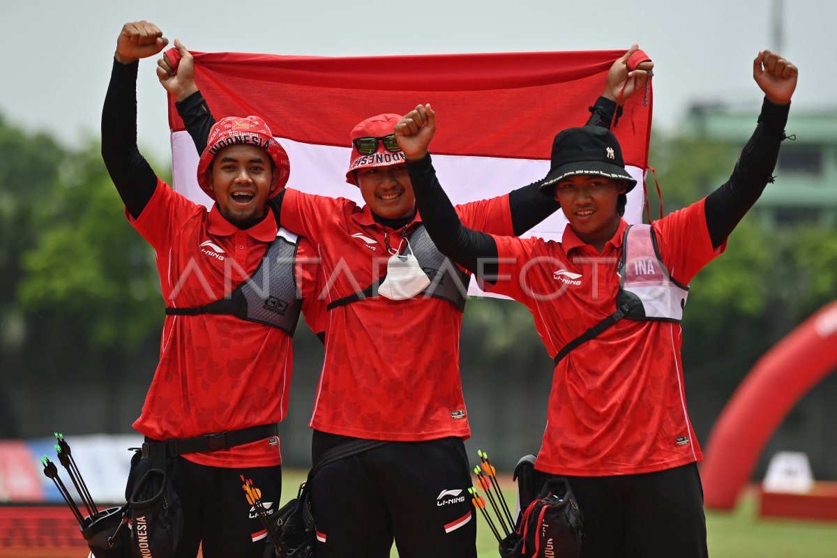 INDONESIA REBUT EMAS PANAHAN RECURVE BEREGU PUTRA | ANTARA Foto INDONESIA REBUT EMAS PANAHAN RECURVE BEREGU PUTRA | ANTARA Foto