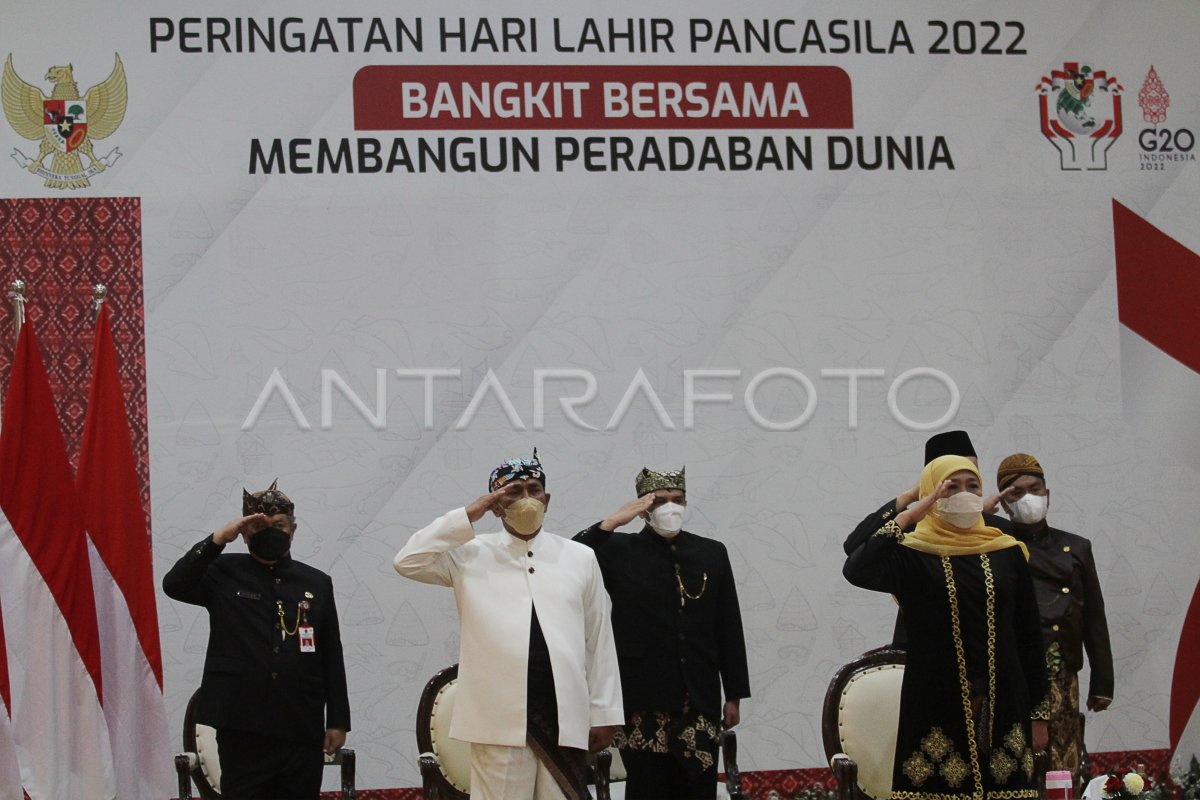 Upacara Peringatan Hari Lahir Pancasila Antara Foto