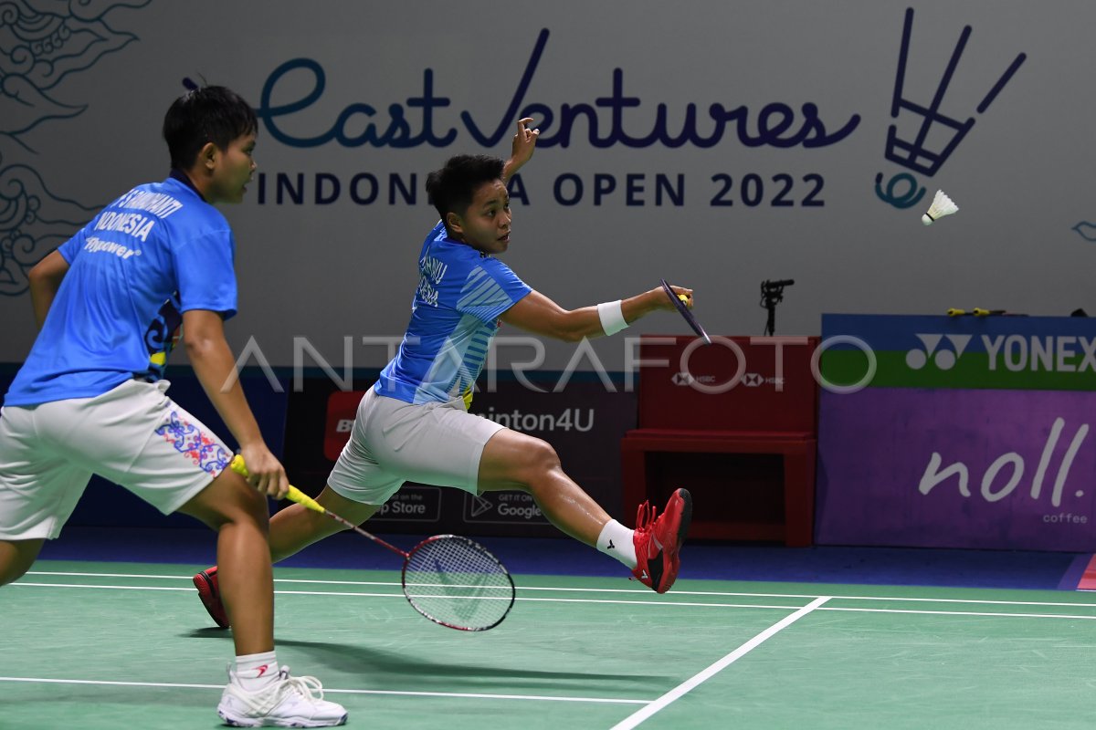 APRIYANI DAN SITI FADIA MELANGKAH PEREMPAT FINAL | ANTARA Foto
