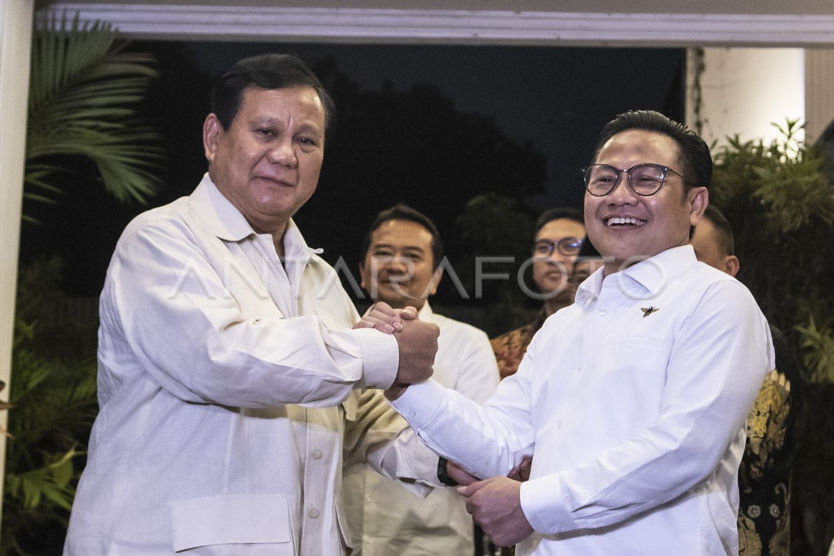 PERTEMUAN PRABOWO DAN MUHAIMIN ISKANDAR | ANTARA Foto PERTEMUAN PRABOWO DAN MUHAIMIN ISKANDAR | ANTARA Foto