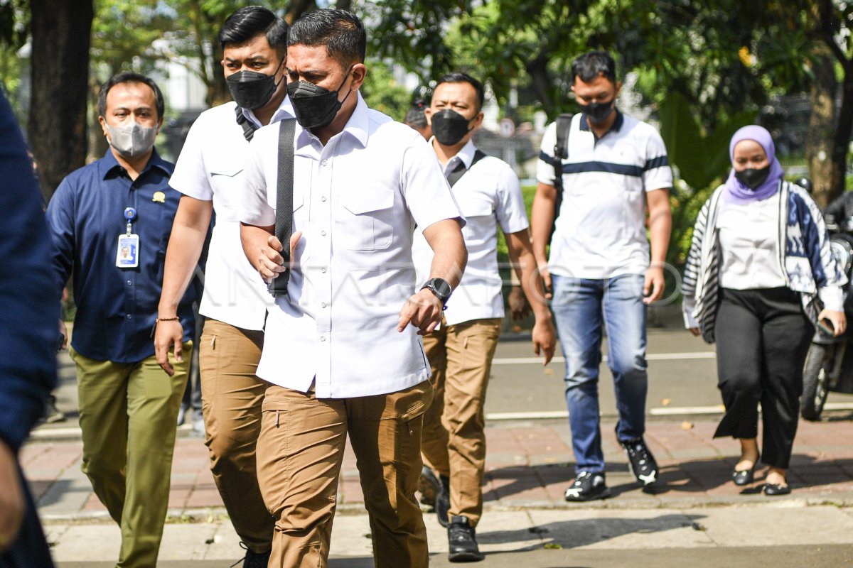 AJUDAN FERDY SAMBO TIBA DI KOMNAS HAM | ANTARA Foto