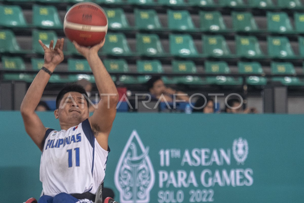 JELANG PERTANDINGAN BASKET KURSI RODA ASEAN PARA GAMES | ANTARA Foto