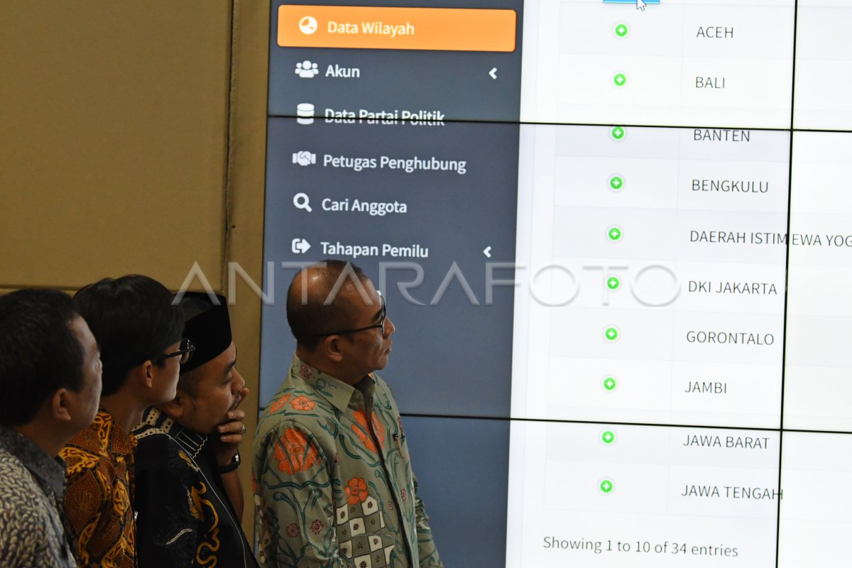 PENGUMUMAN PENDAFTARAN PARPOL PEMILU 2024 | ANTARA Foto