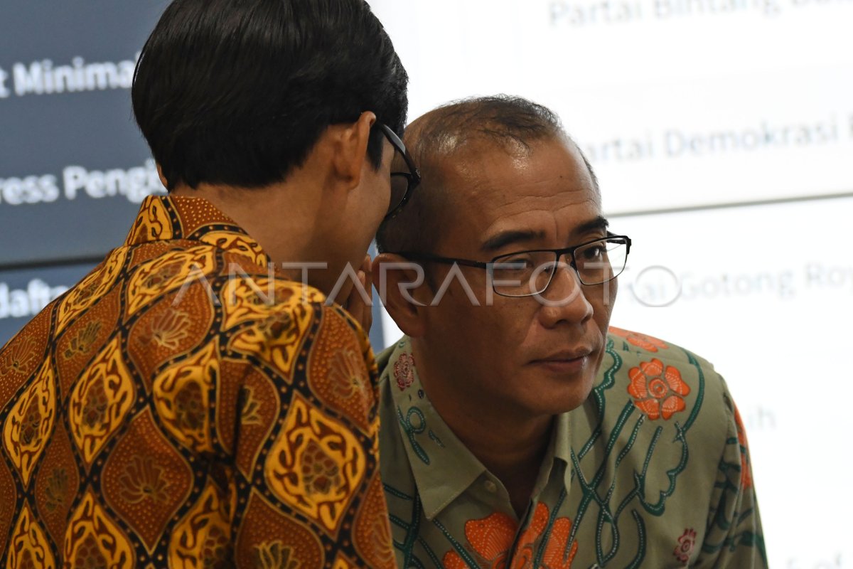 PENGUMUMAN PENDAFTARAN PARPOL PEMILU 2024 | ANTARA Foto