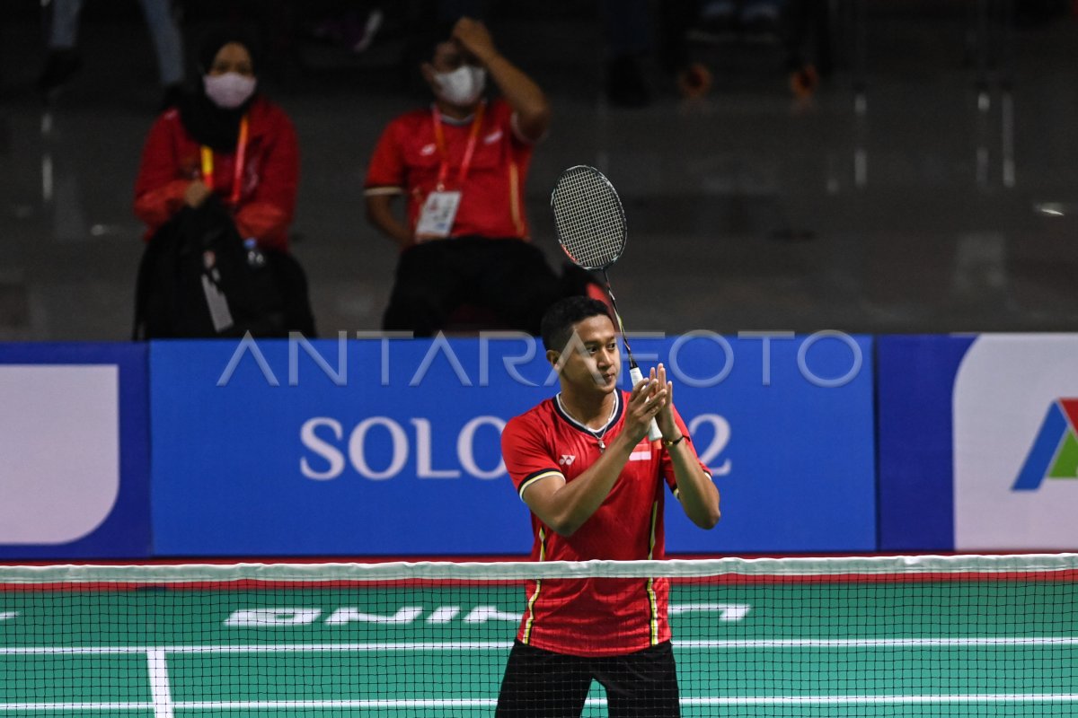 MEDALI EMAS PERTAMA INDONESIA PADA APG 2022 | ANTARA Foto