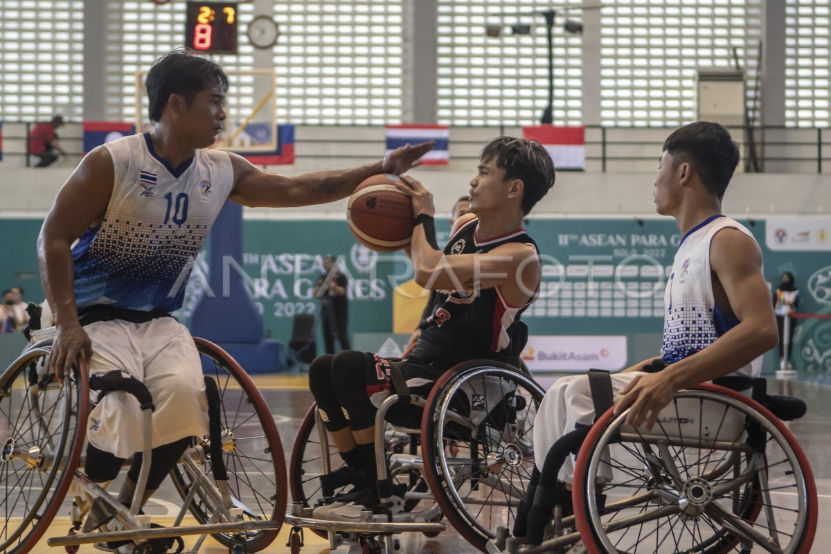 BASKET KURSI RODA 5X5 APG 2022 | ANTARA Foto