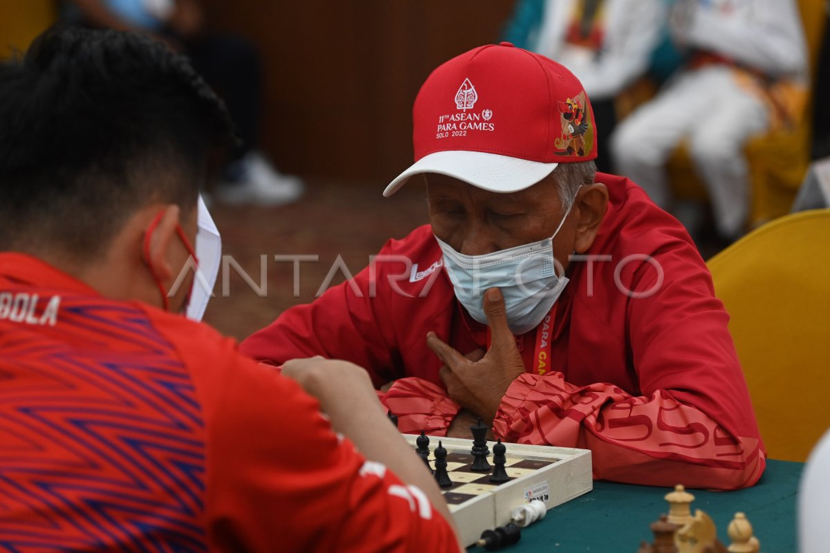 Final Catur Putra Asean Para Games 2022 Antara Foto