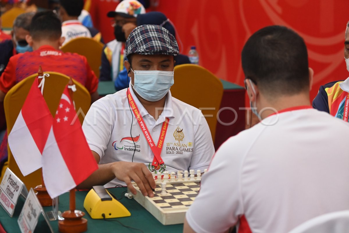 Final Catur Putra Asean Para Games 2022 Antara Foto