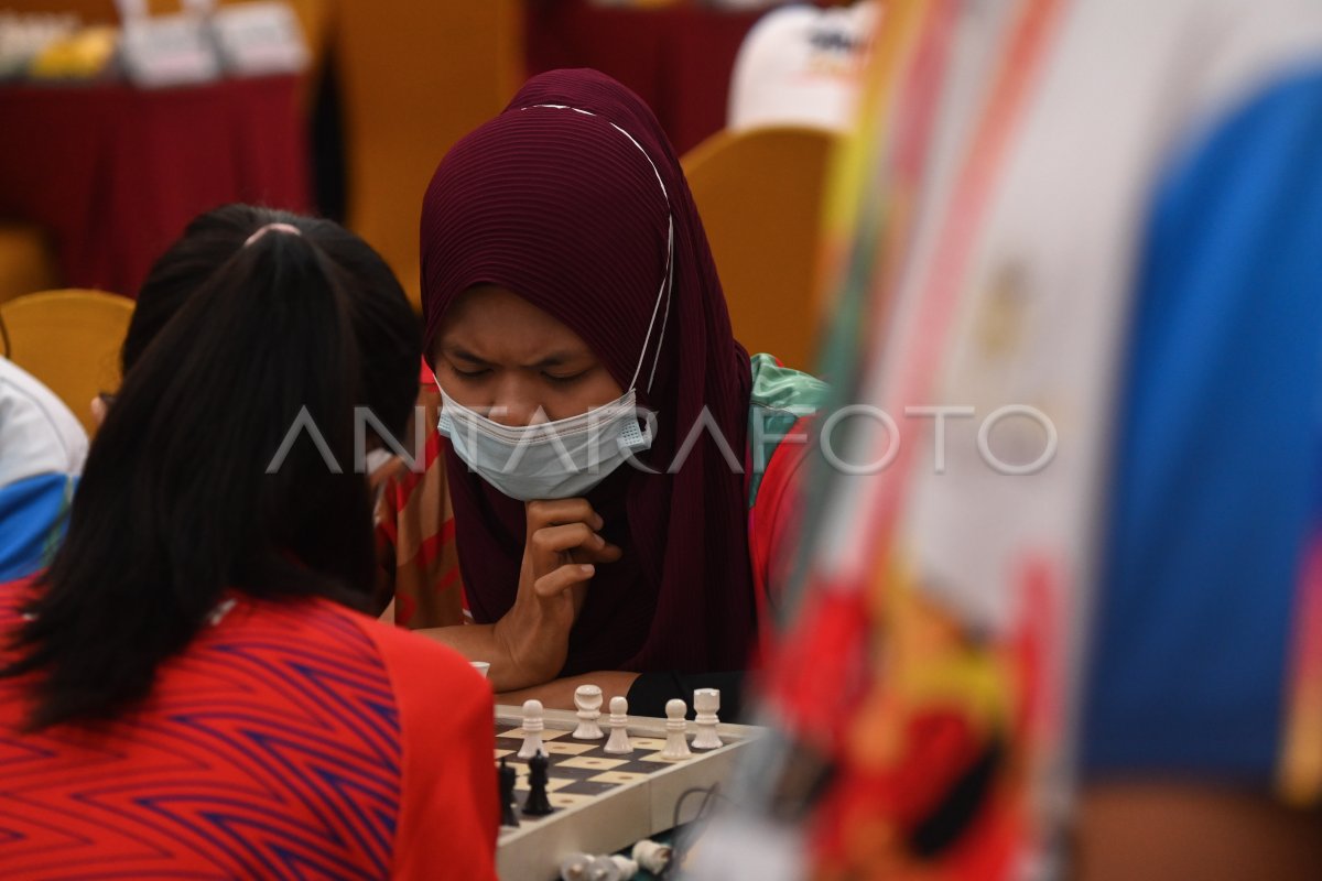 Final Catur Putri Asean Para Games 2022 Antara Foto
