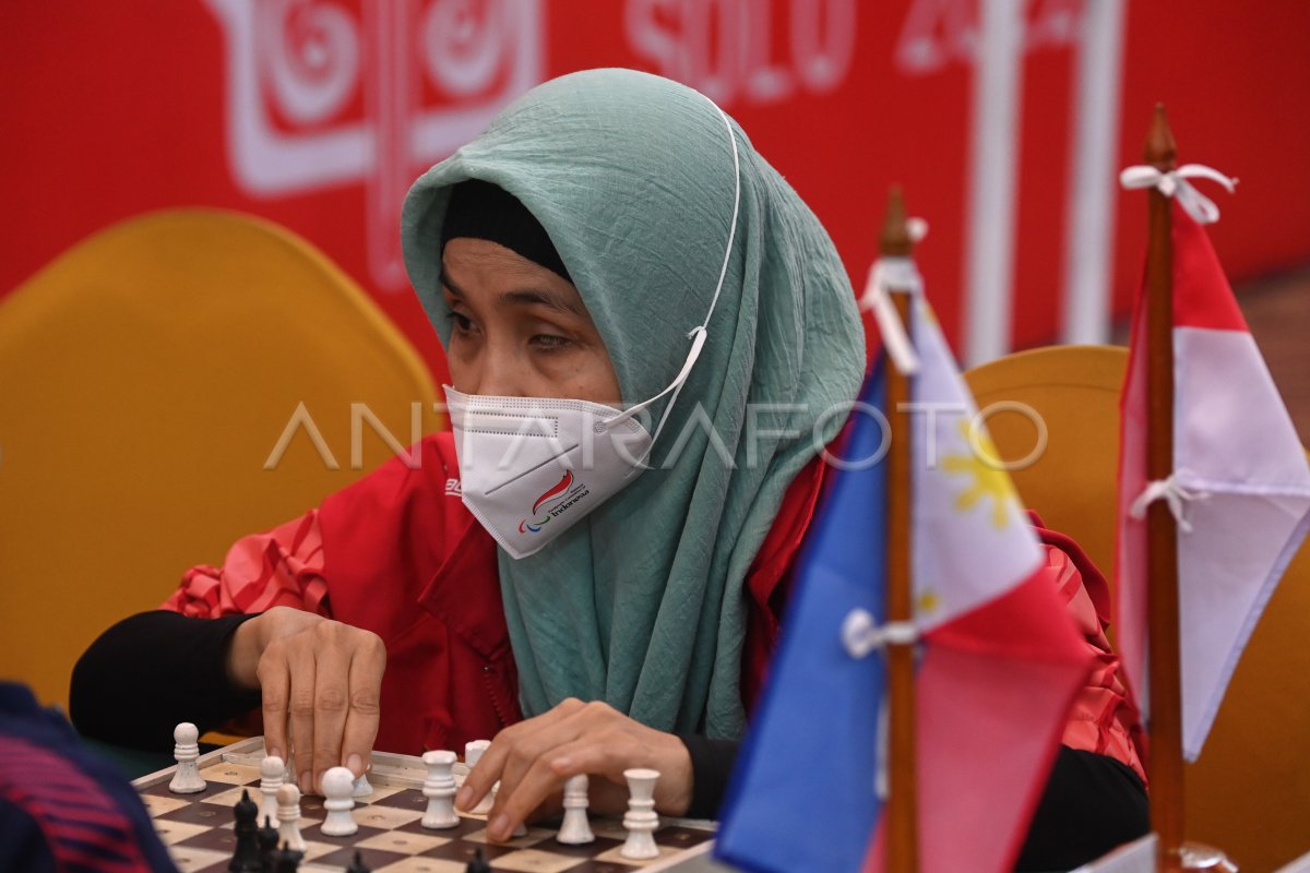 Final Catur Putri Asean Para Games 2022 Antara Foto