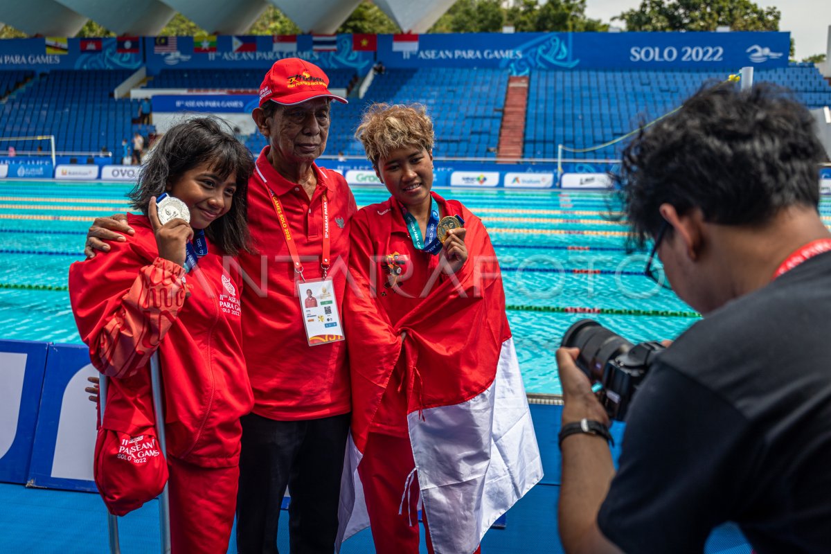 PEROLEHAN MEDALI INDONESIA PADA HARI KETIGA RENANG APG 2022 | ANTARA Foto
